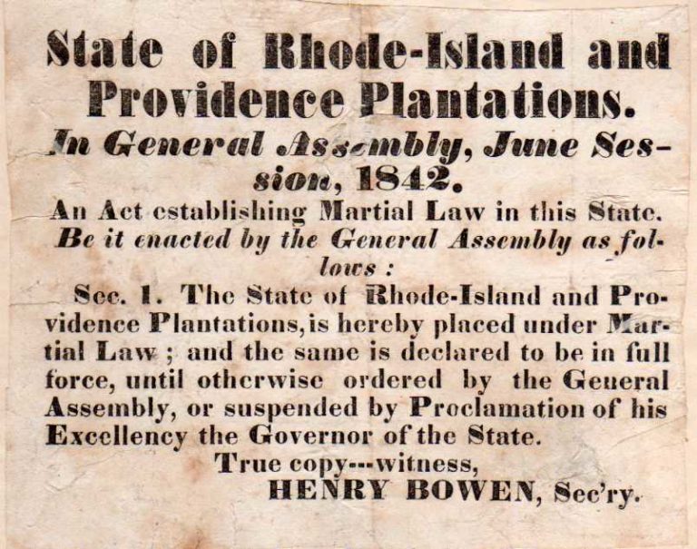 Diary of a Soldier in the Dorr War, May 17 to July 2, 1842 - Online ...