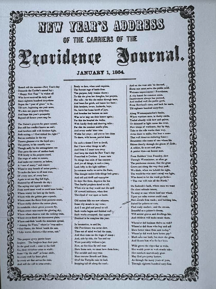 Boys Hired to Deliver the Providence Journal from 1833 to 1873 Reveal ...