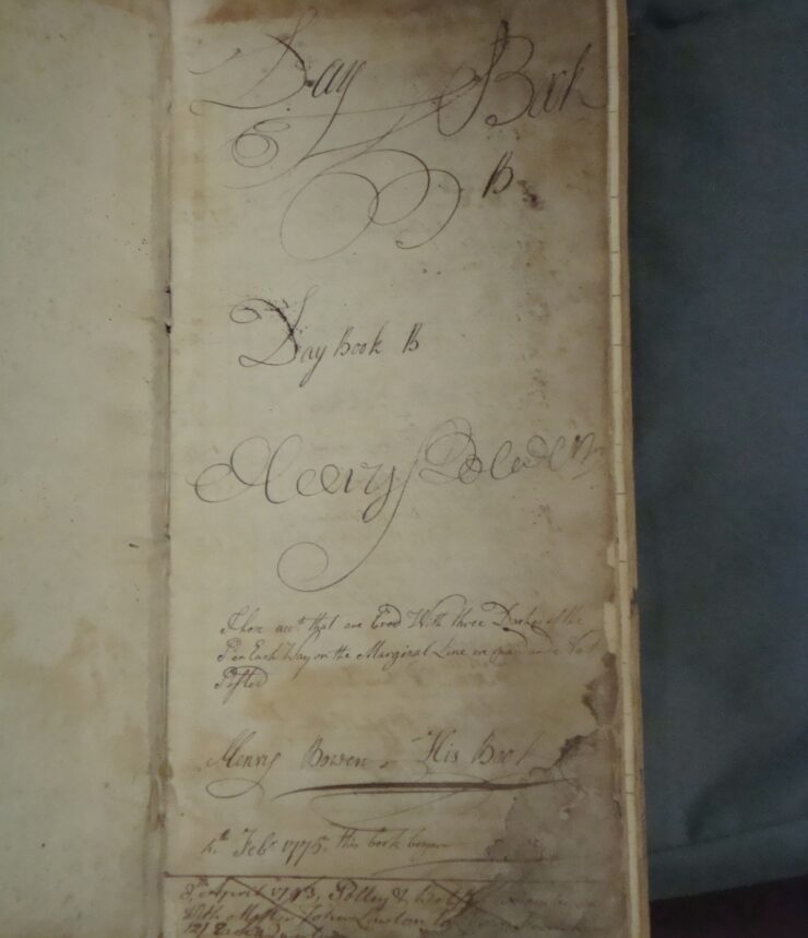 A Day in the Life: The Curious Rediscovery of Henry Bowen’s Day Book at ...